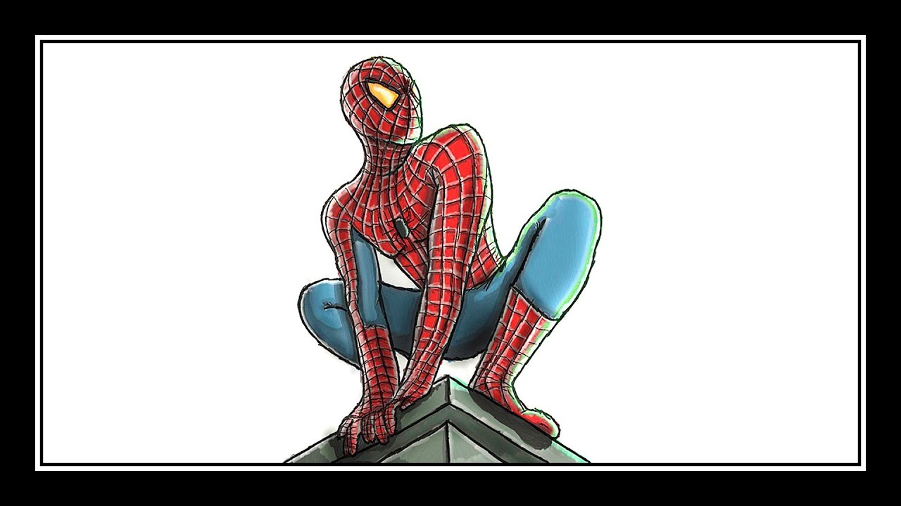 Spiderman Speed Drawing