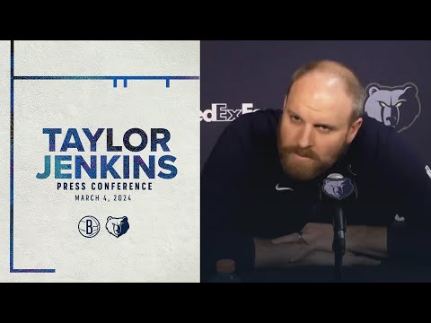 Coach Taylor Jenkins Press Conference | Grizzlies vs. Nets