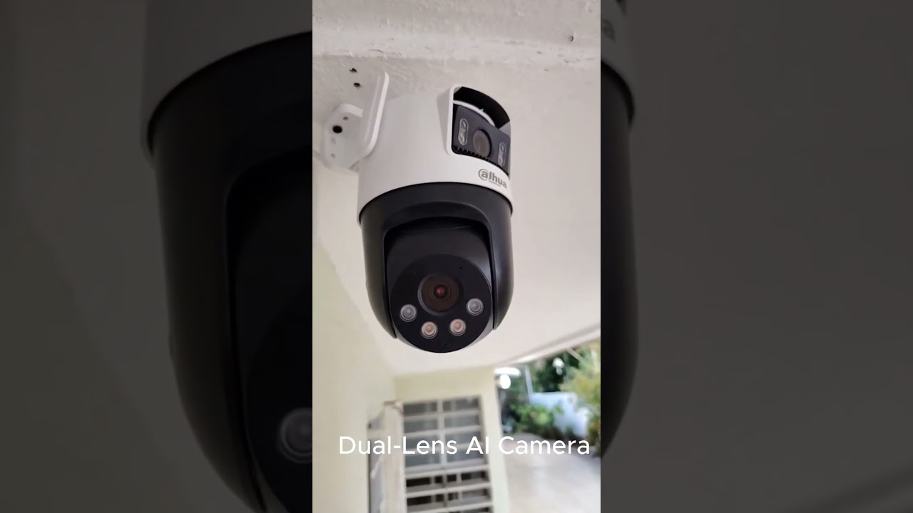 Dahua 5+5MP Dual-Lens Wi-Fi PT Camera with Auto Tracking, AI Detection & Alarm Alerts#dahua #camera