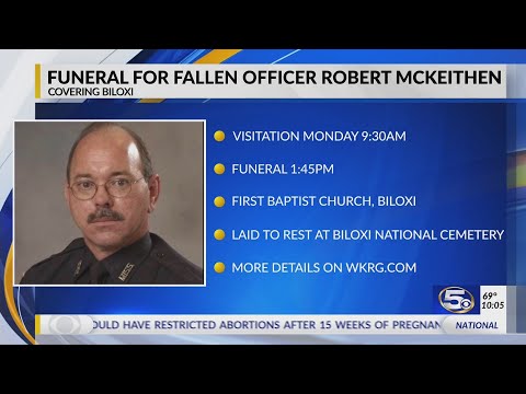 Roads to close for Biloxi Officer's funeral
