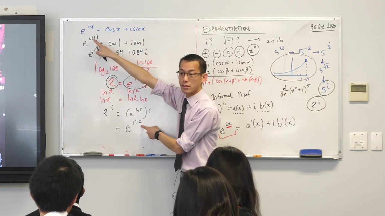 What does an imaginary power mean?