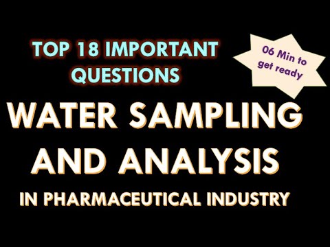 Water sampling and water analysis in pharmaceutical industry l WFI l Interview Question and answers