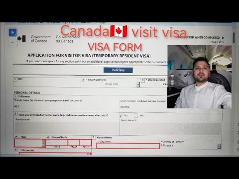 Form 5257 Canada | How to apply Canada visit visa