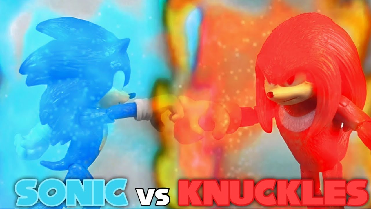 Sonic vs Knuckles Sonic Stop Motion