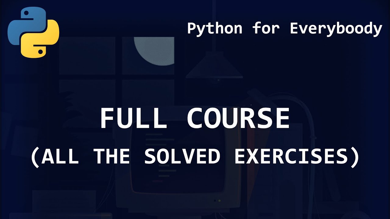 Python For Everybody (All the Solved Exercises - Coursera & edX Full Course)