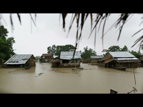 Sleepless and swamped in Myanmar's floods