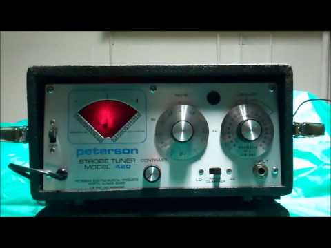 Peterson Strobe Tuner Model 420 Serviced, Nice and Accurate | Reverb