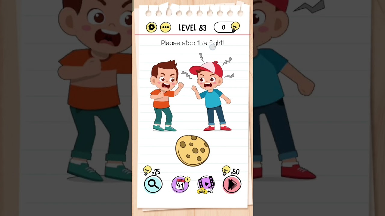 Please stop this fight Brain Test Level 83