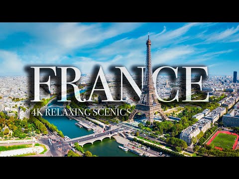 French Landscapes, 4K Aerials & Relaxing Music. Over 100 TOP Places in France with descriptions🇫🇷