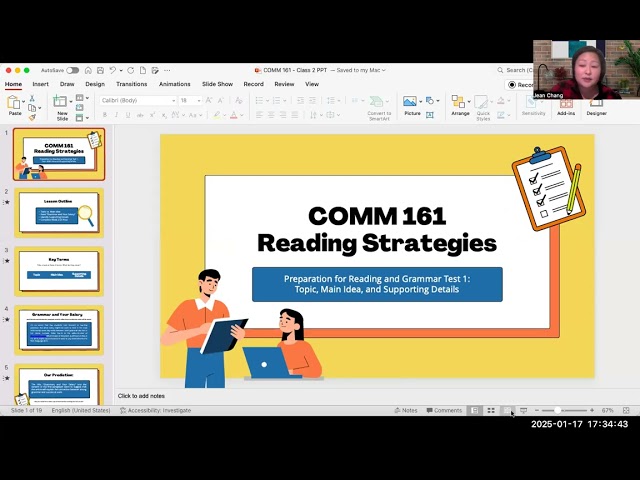 Mastering Reading Strategies: Key Concepts for Success in Comm 161 ...