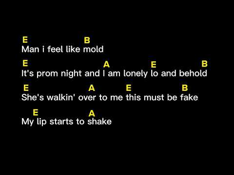 Teenage dirtbag (by Wheatus) lyrics & chords