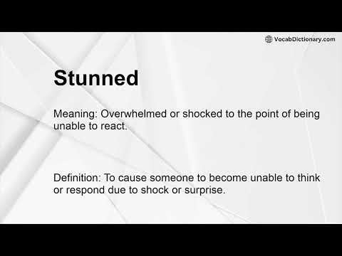 Stunned Meaning