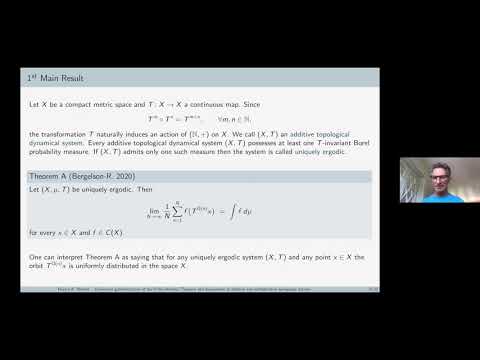 Dynamical generalizations of the Prime Number Theorem and...disjointness of... -Florian Richter