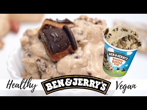 🍨 HELADO BEN & JERRYS PEANUT BUTTER SALUDABLE | SIN AZÚCAR, SIN LACTOSA, VEGANO | HEALTHY & VEGAN