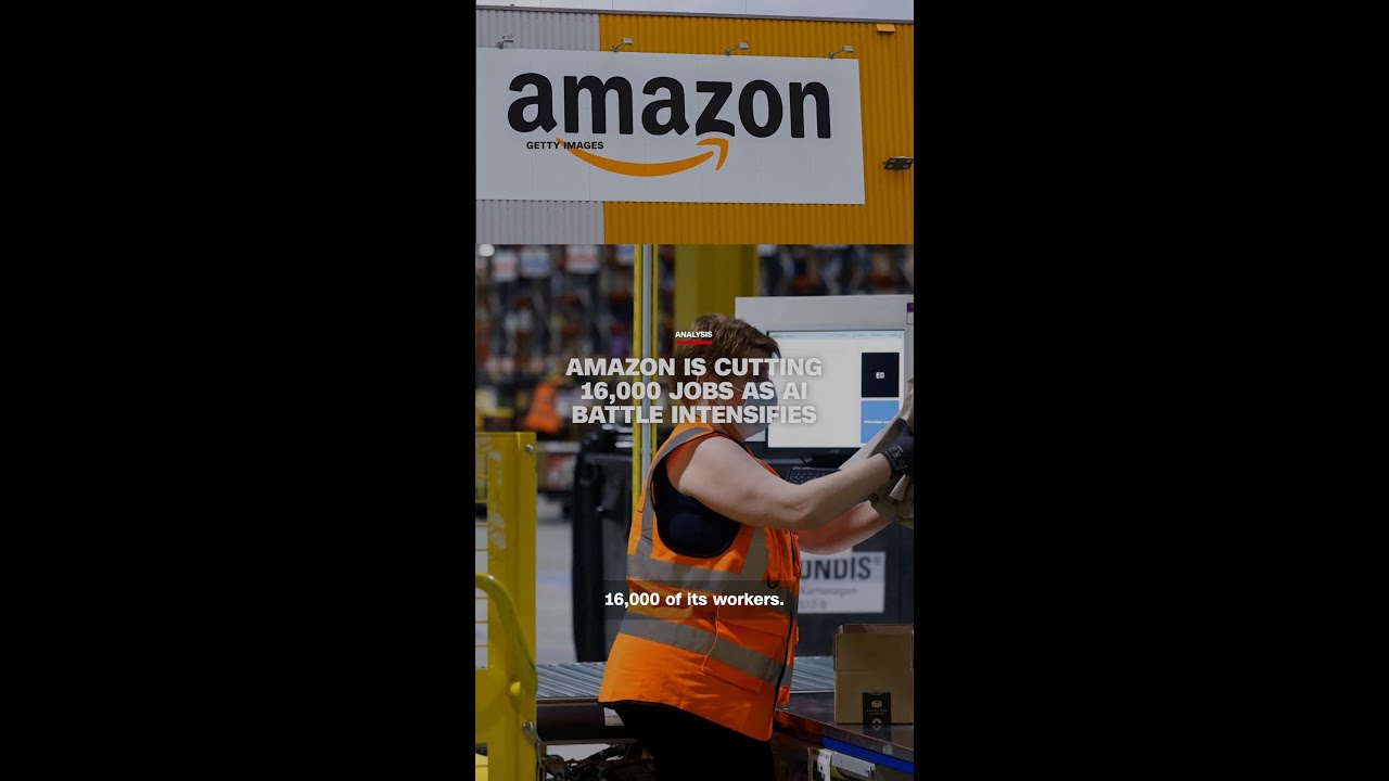 Amazon is cutting 16,000 jobs as AI battle intensifies