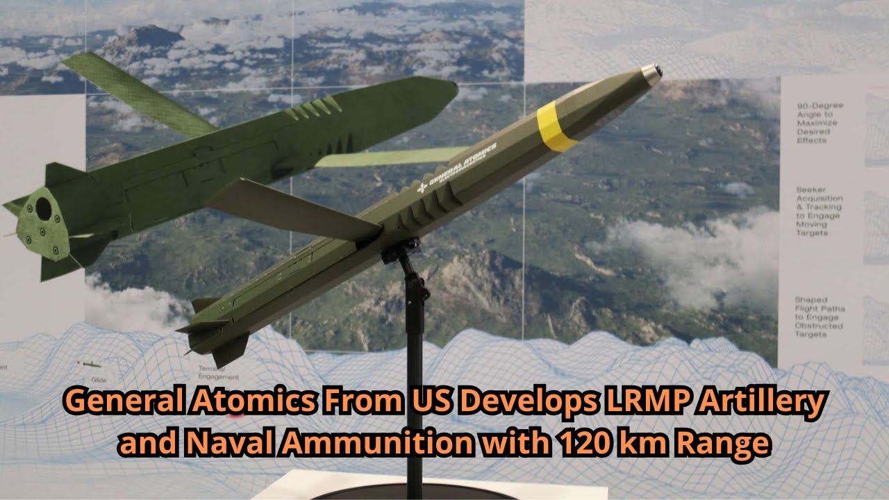 General Atomics From US Develops LRMP Artillery and Naval Ammunition with 120 km Range