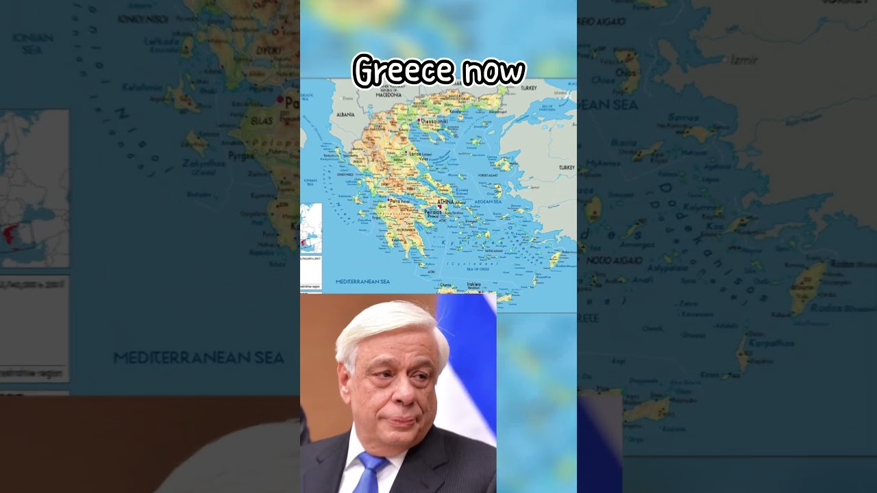Greece now vs then  #history #mapguide  #geographythroughmaps #map