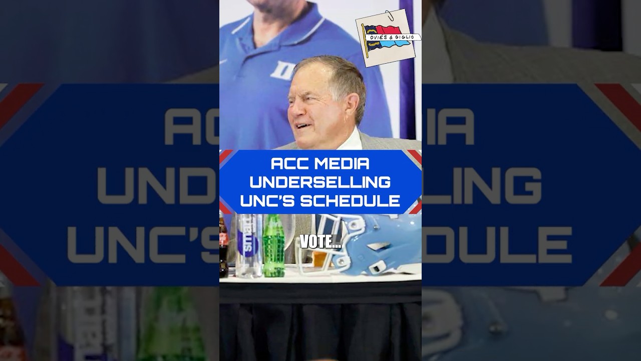 UNC Picked 8th? Don’t Sleep on the Easiest ACC Schedule in 2025