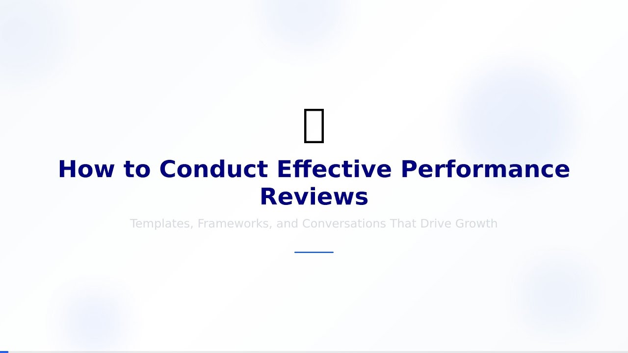 Performance Review Guide 2026