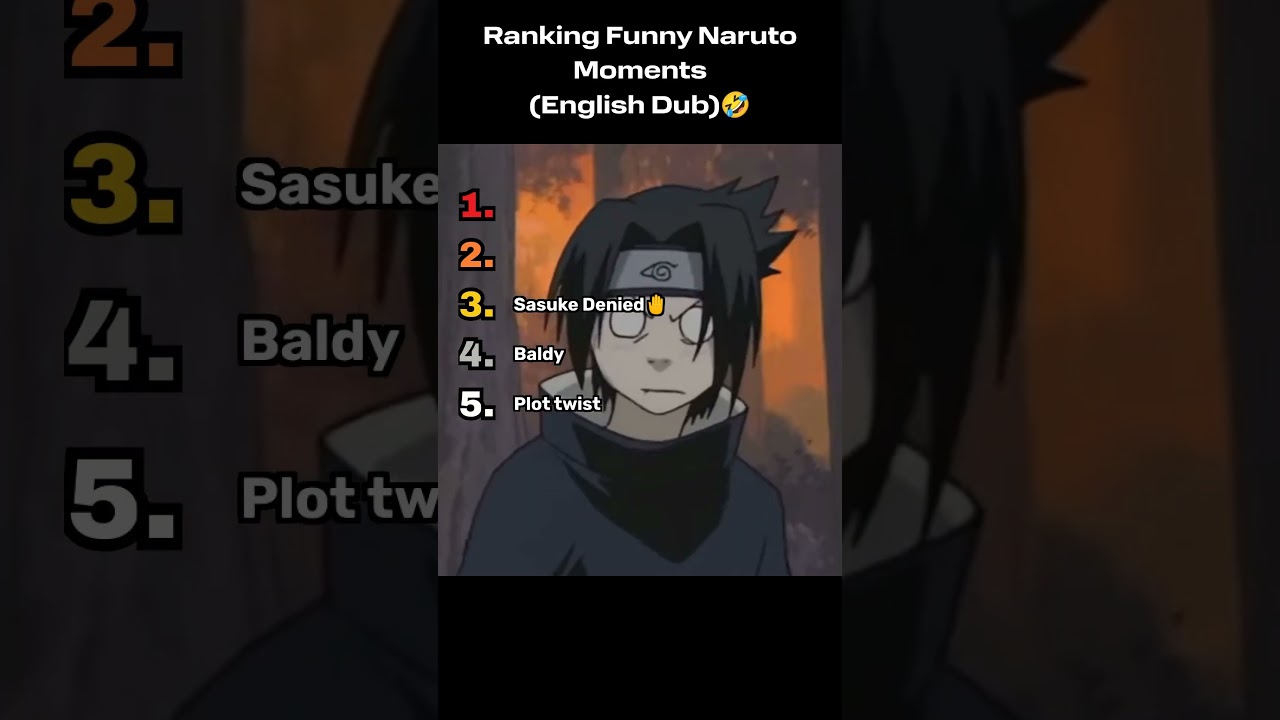 Ranking Funny Naruto moments🤣 #anime #funny