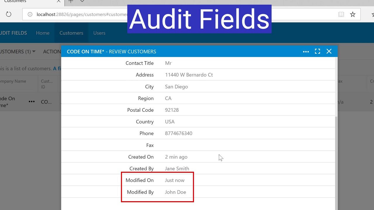 Easy Tracking of Created and Modified