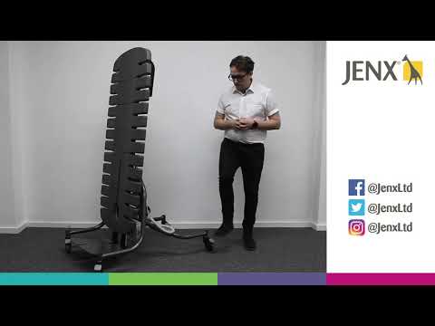 Jenx Supine Stander 3 - Locking the castors