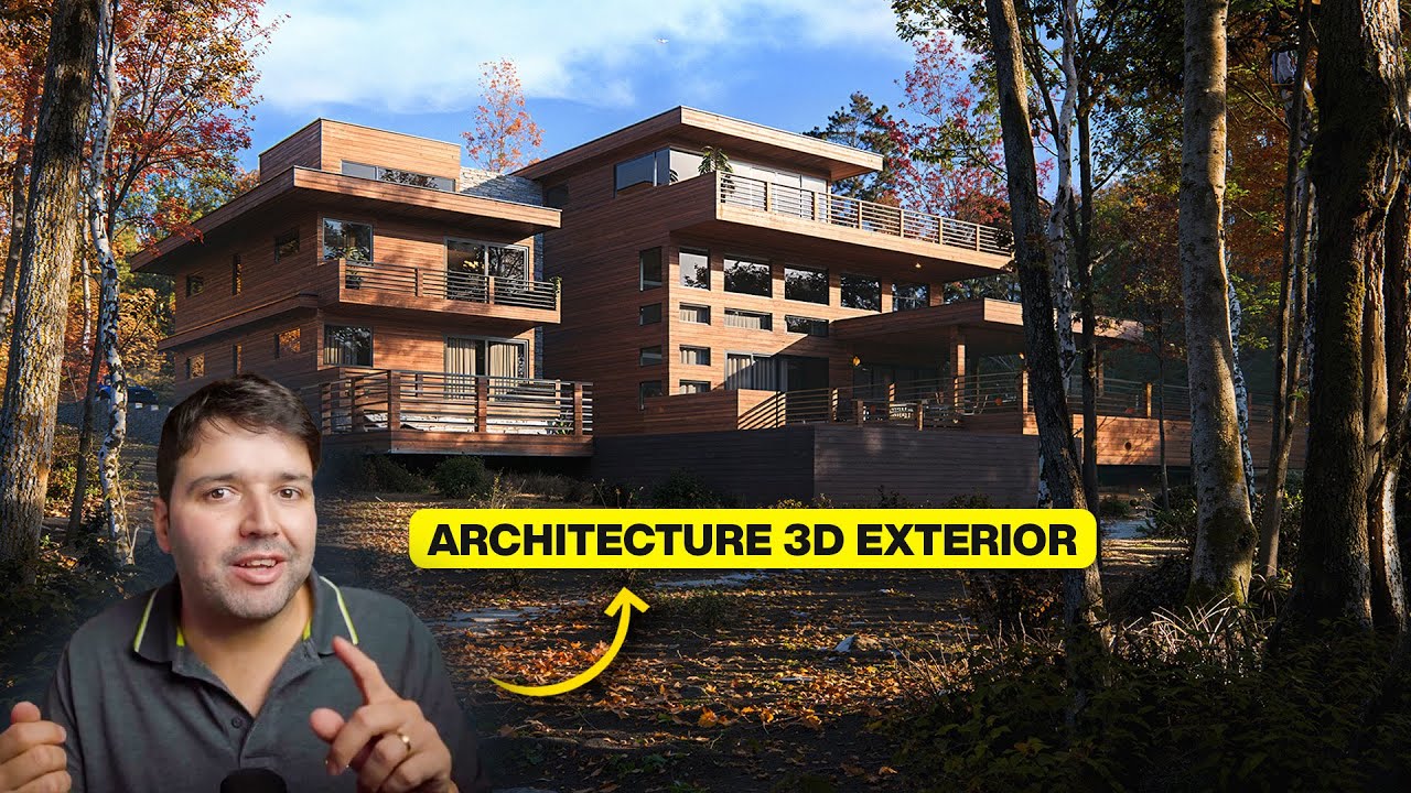 How I Created A Realistic Architecture Exterior 3D Render in Lumion