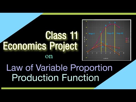 Project work economics class 11 | Project on production function | Law of Variable proportion