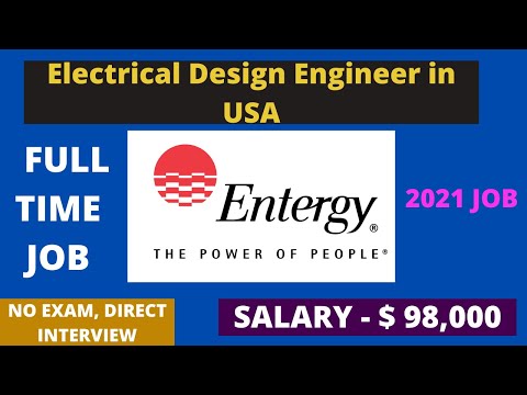 Electrical Design Engineer Job-Entergy Now Hiring | Best Jobs opportunities in USA | Entergy |USAJob