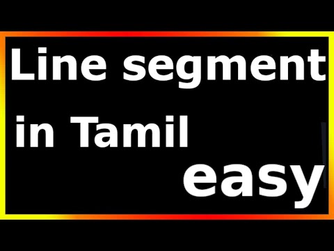 line segment meaning in tamil
