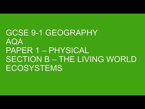 GCSE 9-1 Geography - ECOSYSTEMS