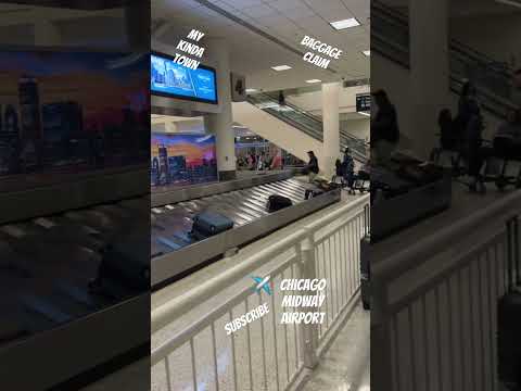 CHICAGO MIDWAY AIRPORT BAGGAGE CLAIM MY KINDA TOWN #chicago #chicagotravel #midwest #midwayairport
