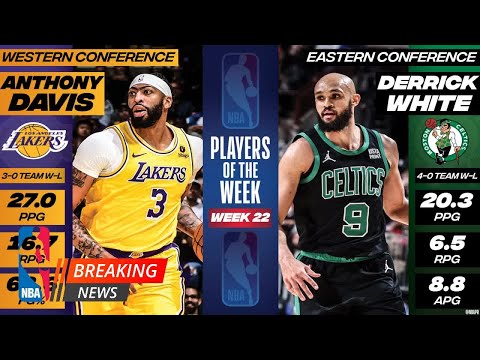 Anthony Davis, Derrick White named NBA Players of the Week