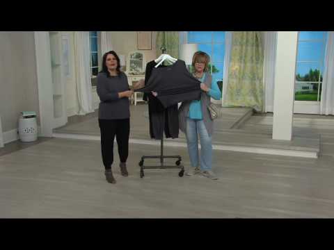 AnyBody Loungewear Cozy Knit Dolman Sleeve Top on QVC