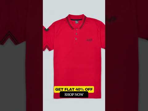 IndusRobe's Vestito Men Polo - Flat 40% Off on All Polos
