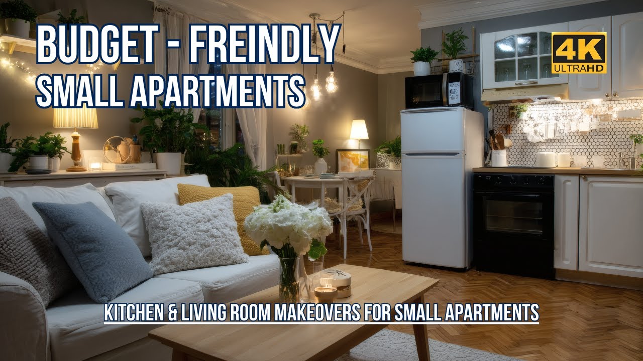 Budget Kitchen & Living Room Makeovers for Small Apartments