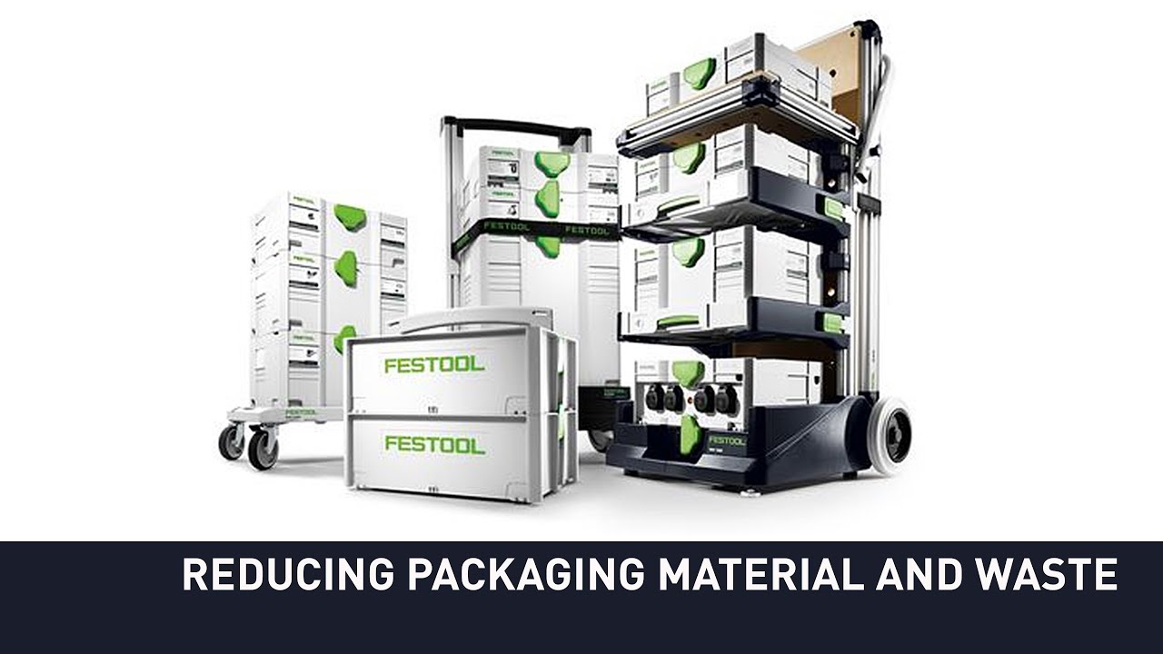 SYSTAINERS - reducing packaging material and waste