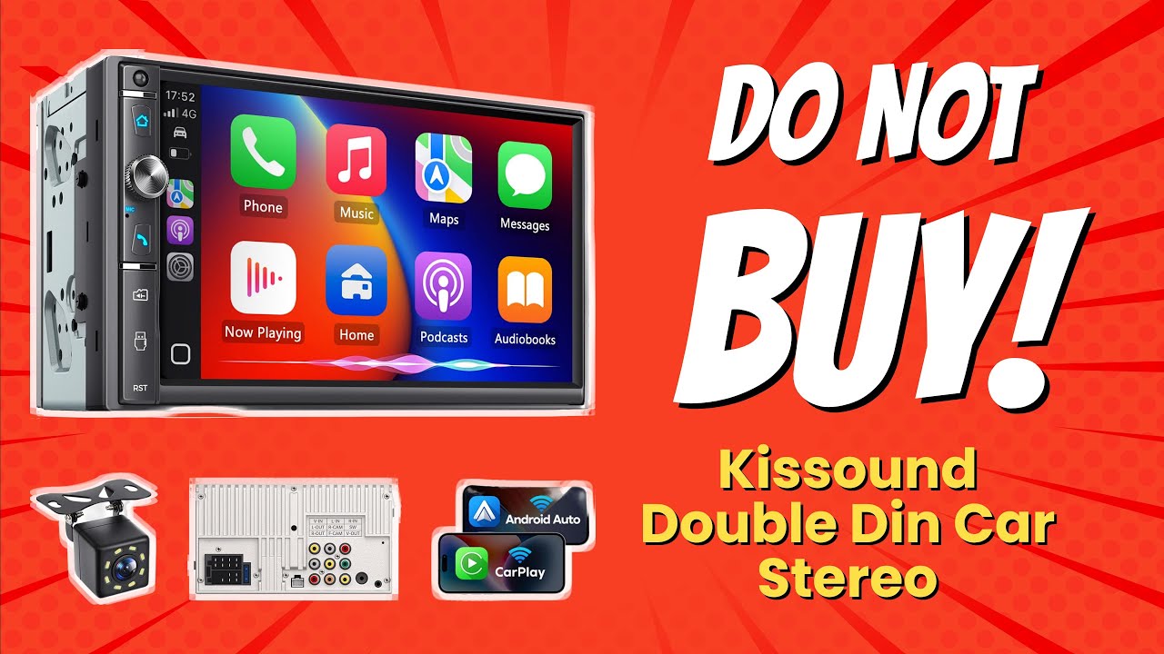 Kissound Double Din Car Stereo with 7-inch HD Touchscreen | 8 Reasons NOT to Buy 🚗💥