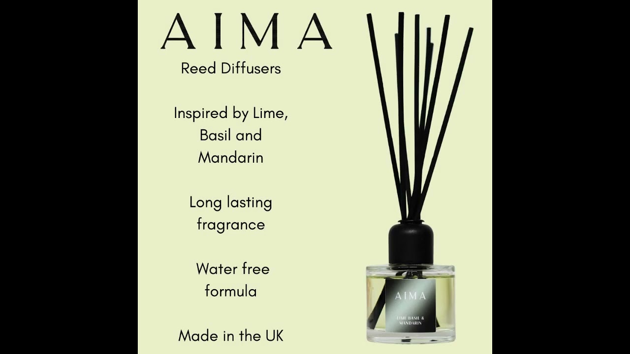 Lime Basil and Mandarin Reed Diffuser