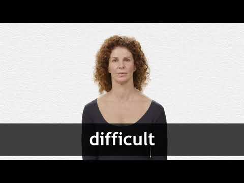 DIFFICULT definition and meaning | Collins English Dictionary