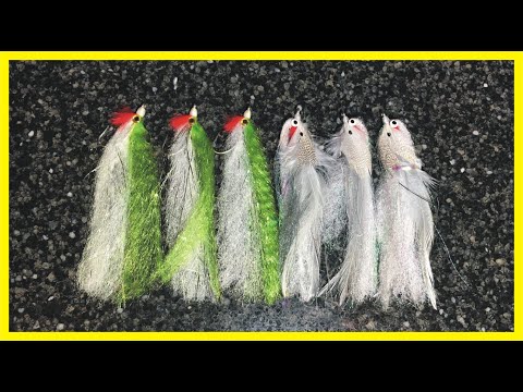 SHAD FLIES for SMACKING STRIPED BASS from JoeShowFishing