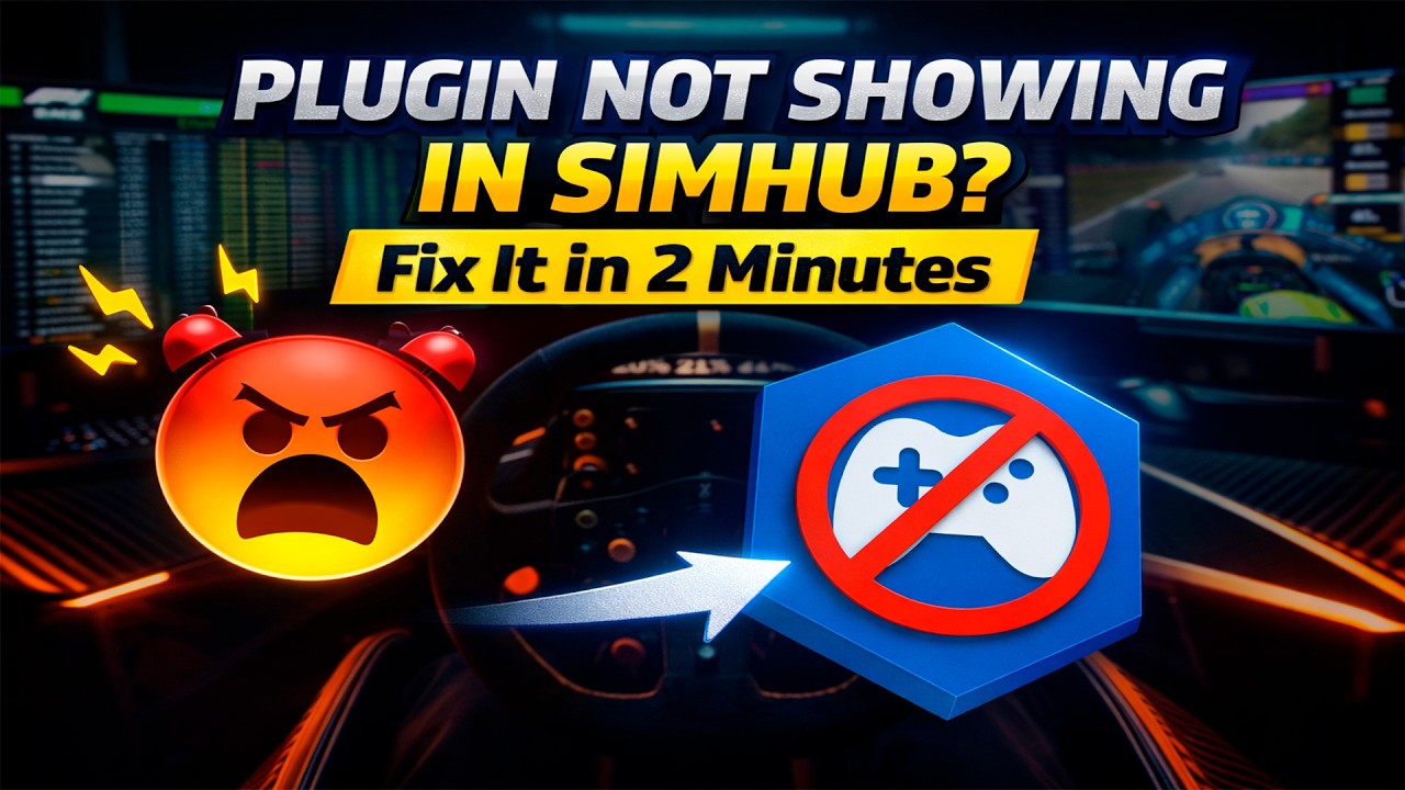 Plugin Not Showing in SimHub? Fix It in 17 seconds