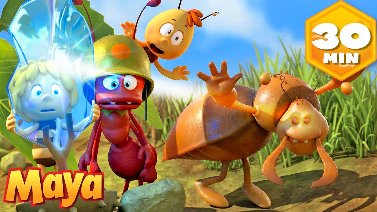 The Ant-Lion Attack: Maya Saves the Day! 🐝 Maya The Bee | Cartoon for Kids