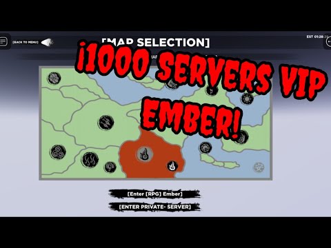 "1000 Servidores VIP Ember" Private Server Codes | Shindo Life 2