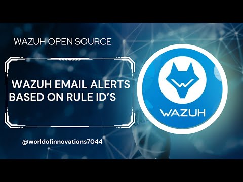 Wazuh Email Alerts Based on Rule id | Wazuh rule id based email alerts | Wazuh Email Alerts
