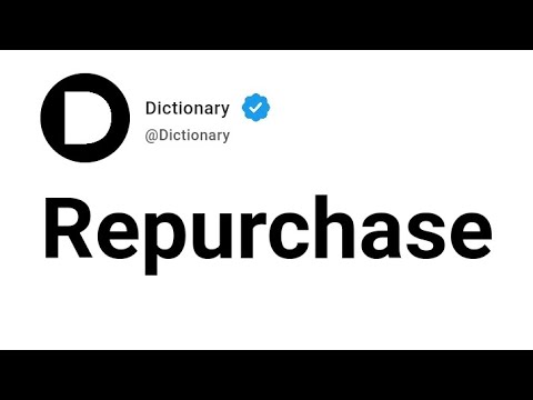 Repurchase Meaning In English