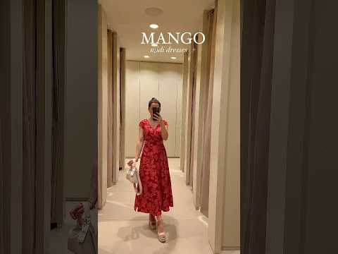 MANGO 3 midi dresses ✨#mango #mangohaul #mangonewcollection