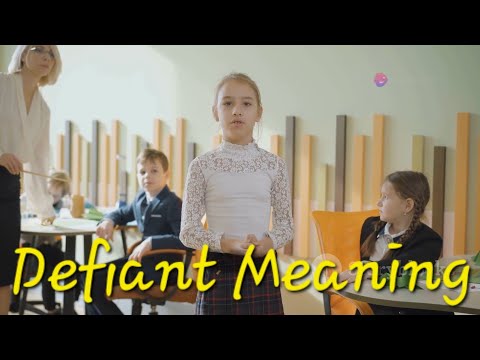 Never Forget Defiant Meaning - 504 English Essential Words - Lesson 20 - Must-Know Words