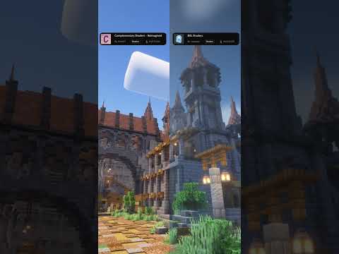 Which shaders Complementary Shaders or BSL Shaders? #minecraft #shaders #shorts #gaming #visual #mc