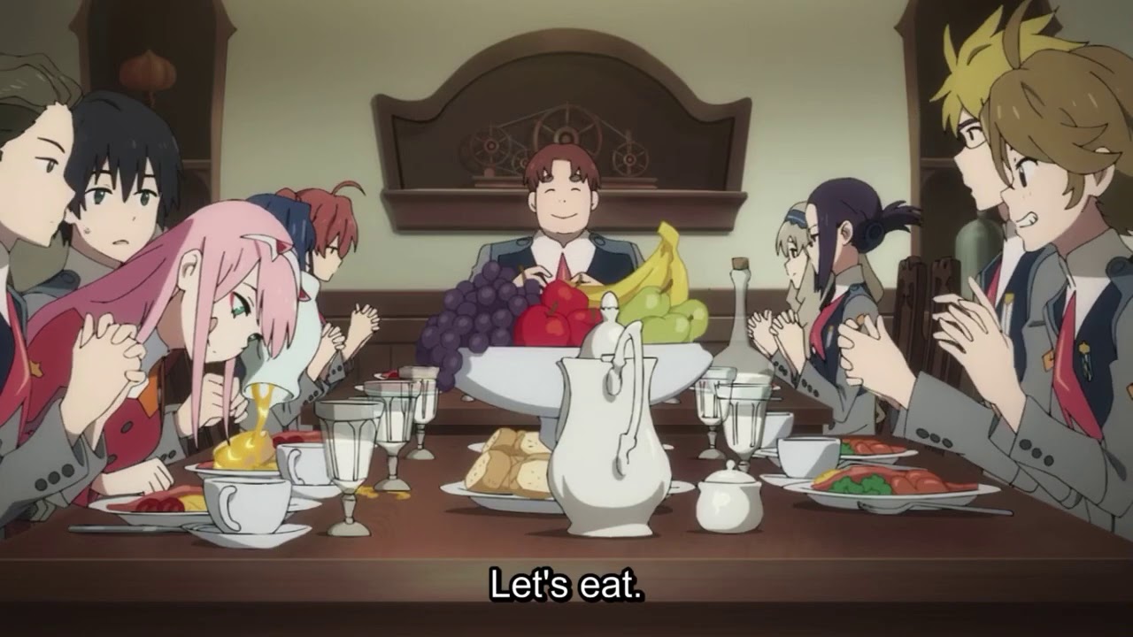 Zero two says “say ah”